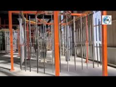 steel-made anti-corrosion hospital treatment room furniture includes treatment cabinets and tables