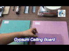 plasterboard gypsum wallboard ceiling soundproof 9.5mm 12mm 15mm for acoustic