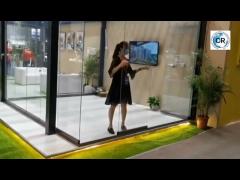 modern partition glazed aluminium casement door widows sliding