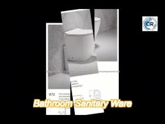 white wc one piece bathroom sanitary ware water closet bowl toilet seat set gravity flushing