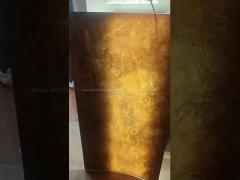 Hotel Custom Made 3D Rock Wall Project Lightweight Faux Stone Panelsl Pu Marble Stone Faux Rock Wall