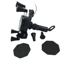 China Multi Function Motorcycle Mobile Phone Mount , 5v 2.5A 360D Iphone Holder For Motorcycle for sale
