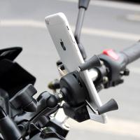 China 360Degree 2A Iphone 8 Plus Motorcycle Mount X Shape 90cm Cable for sale