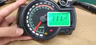 Cina Allarme basso dell'olio del cruscotto 15000R/MIN Motorcycle Meter Lcd Display dell'affissione a cristalli liquidi in vendita