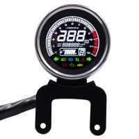 China ODM Multifunction 12V Universal Motorcycle Lcd Digital Speedometer for sale