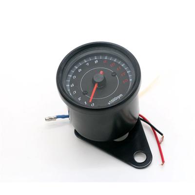 Cina Dc del CE un tachimetro da 12 volt, retro tachimetro rotondo del motociclo di Digital in vendita