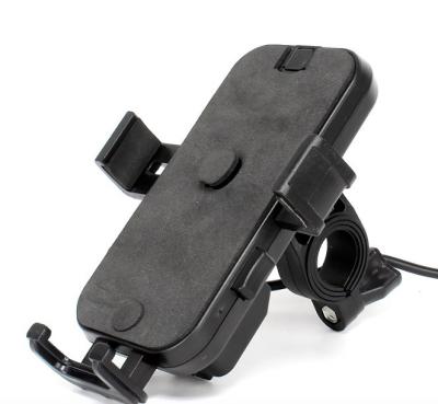 Cina Supporto del motociclo dell'ABS 5V 2.1A Iphone 11, supporto doppio del telefono del Usb per il motociclo in vendita