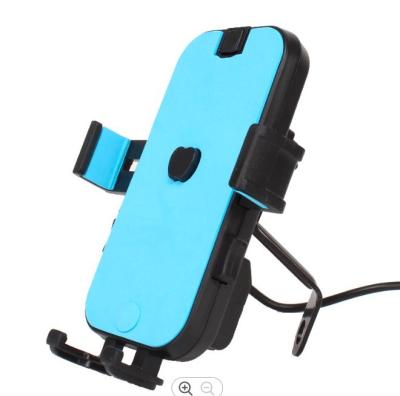 Cina Supporto del motociclo dell'ABS 5V 2.1A Iphone 11, supporto doppio del telefono del Usb per il motociclo in vendita