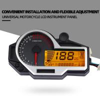 China LCD Motorcycle Digital Speedometer , DC 8-12V Universal Motorcycle Odometer for sale
