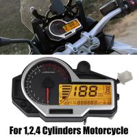 China LCD Motorcycle Digital Speedometer , DC 8-12V Universal Motorcycle Odometer for sale