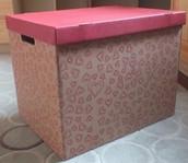 China Beautiful customized carton box storage box from China for sale