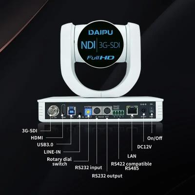 Cina PTC-12N NDI HX2 PoE HD-MI 3G-SDI 1080P60 HD IP PTZ Camera per sistema di live streaming in vendita
