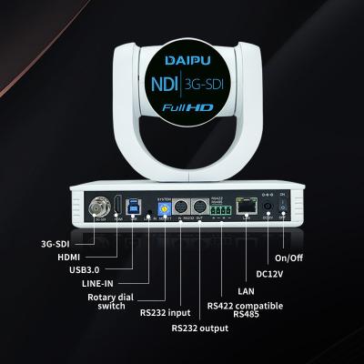 Cina PTC-12N NDI HX2 PoE HD-MI 3G-SDI 1080P60 HD IP Broadcasting Sistema di videoconferenza con monitoraggio automatico in vendita