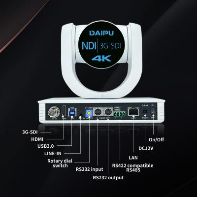 Cina PTC-20NK NDI HX2 PoE HD-MI 3G-SDI 4K30 UHD Trasmissione IP Telecamera PTZ con tracciamento automatico Professionale in vendita