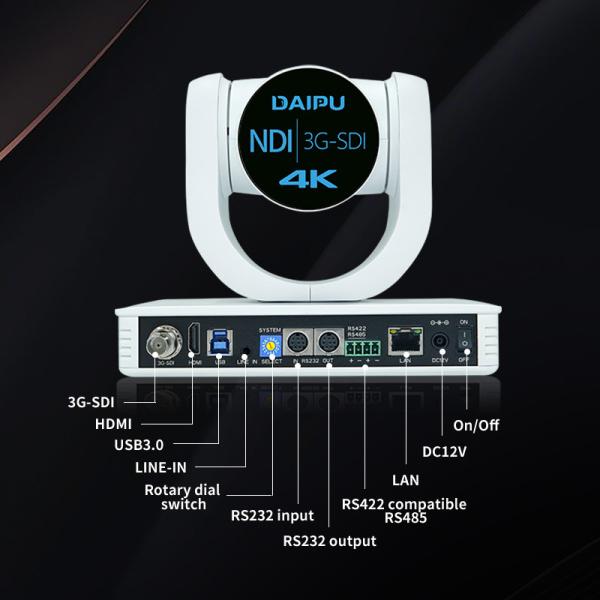 Quality PTZ Camera PTC-20NK NDI HX2 PoE HD-MI 3G-SDI 4K30 UHD IP Broadcasting Auto for sale