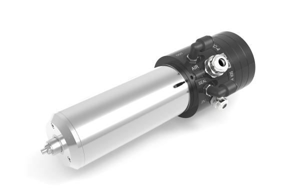 KL-60C-4 Optical Glass Grinding Cnc Router Spindle Ball Bearing Spindle 1.2kw - 1.5kw 10K-60KRPM
