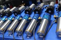 China KL200B Precision CNC Router Spindle 20,000-200,000 RPM Air Bearing for PCB Drilling Ø6.35mm-0.05mm for sale