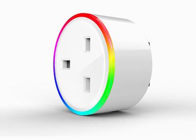 中国 炎-抑制Wifiのスマートなプラグの出口RGB LED多彩なライト イギリス標準的なTuyaの動力源 販売のため