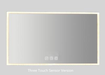 Cina Lo specchio orizzontale economizzatore d'energia del bagno del touch screen con Chrome ha incorniciato in vendita