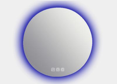 Cina Lo specchio circolare del bagno illuminato LED di Fogless con il touch screen principale ha il cambiamento ed accensione di colore dimmable in vendita