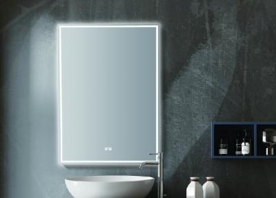 Cina Specchio intelligente del bagno illuminato LED di ospitalità con il radiatore dello specchio Frameless in vendita