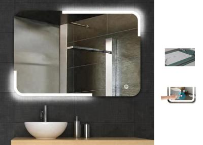 Cina Luce calda del dispositivo antiappannante del sensore di tocco dello specchio del bagno illuminata LED di rettangolo in vendita