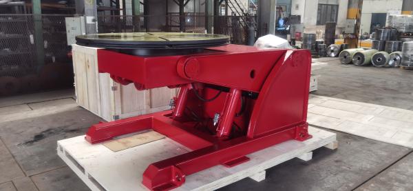Pipe Welding Manipulator Positioner Machine 5000kg 3 Axis Hydraulic Tilting