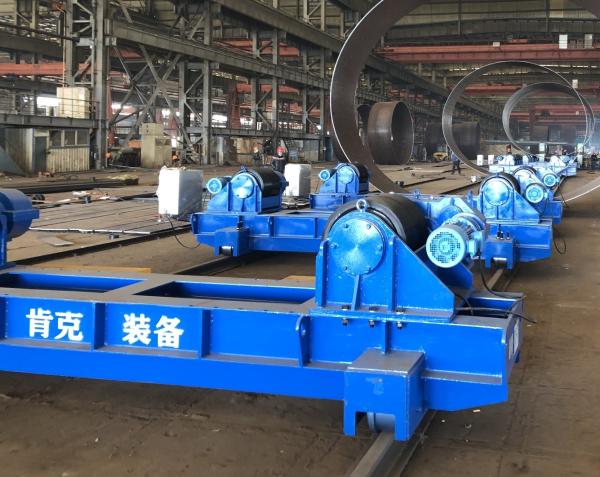 Conventional Small Pipe Welding Rotators Wind Tower Welding Motorized Wheel 150 Ton