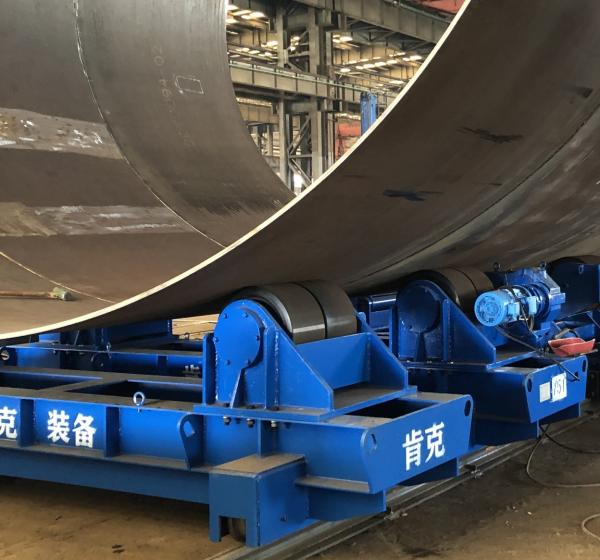 Conventional Small Pipe Welding Rotators Wind Tower Welding Motorized Wheel 150 Ton