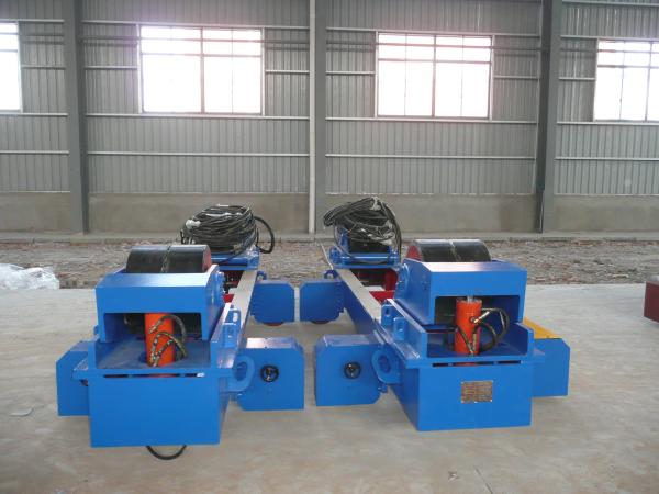 60 Ton Welding Rotators Positioners Wind Tower Fit Up Rotators Hydraulic Cylinder Jacking