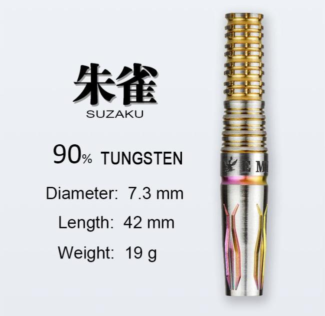 Complete E MYTH Zhu Que dart set with accessories