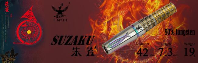 E MYTH Zhu Que Tungsten Dart Set - professional darts with PVD coating