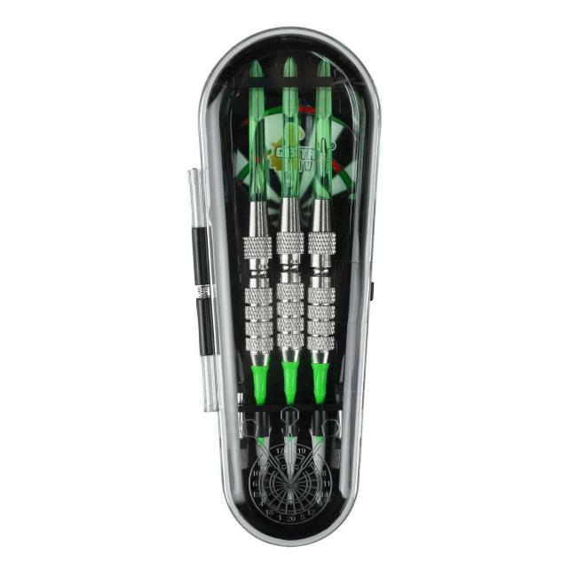 Gentry Live darts set displayed in packaging