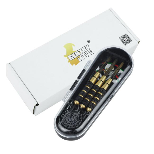 Gentry Live darts set displayed with mail box packaging