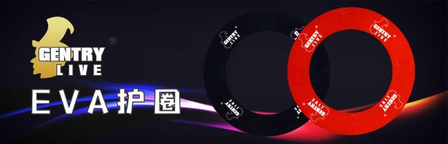 Close-up view of Gentry Live EVA Dartboard Surround showing material texture