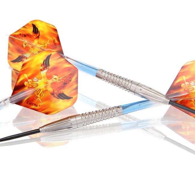 E-MYTH HU JUN darts set components display