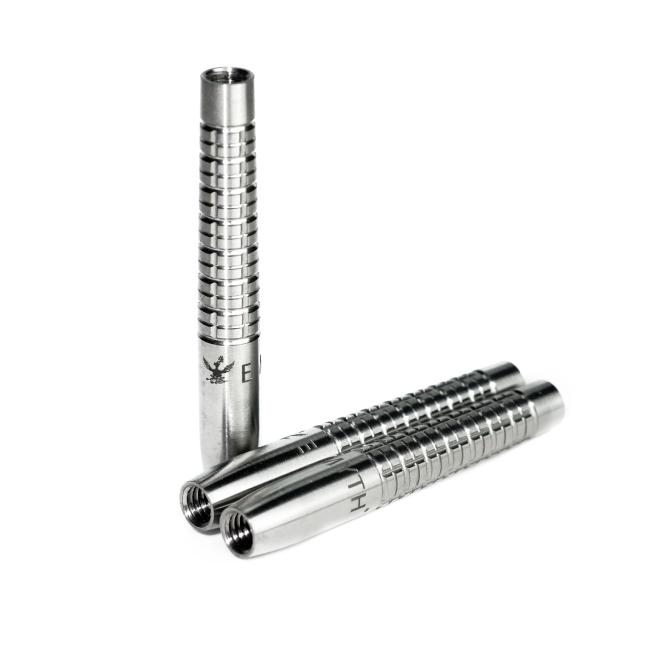 Close-up of E Myth dart barrel design
