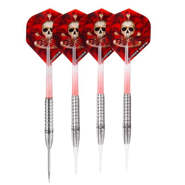 E MYTH dart set components laid out