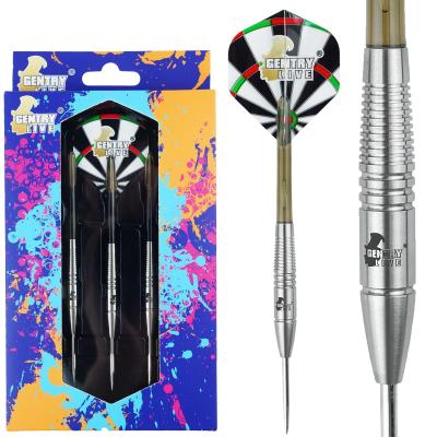 China Gentry Live NO.5 Steel Tip 80% Tungsten Customized Darts Set for sale