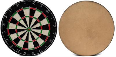 China Customized High Quality Kenya Sisal Dartboard With Round Wire for sale