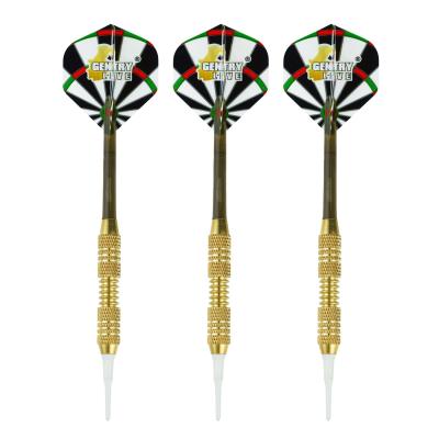 China Gentry Live 16.5g Darts Set With Mail Box Brass Soft Tip Darts for sale