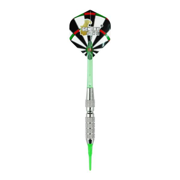 Quality Gentry Live 16g Darts Set With Mail Box Brass 2ba Soft Tip Darts for sale