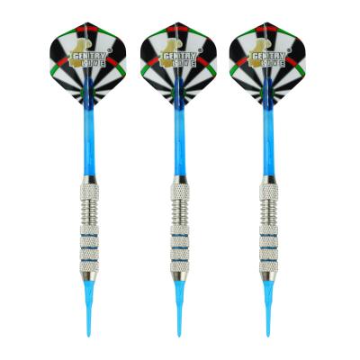 China Gentry Live 14g Darts Set With Mail Box Brass 2ba Soft Tip Darts Set for sale