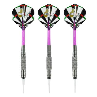 China Gentry Live 18g Darts Set With Mail Box Brass 2ba Soft Tip Darts for sale