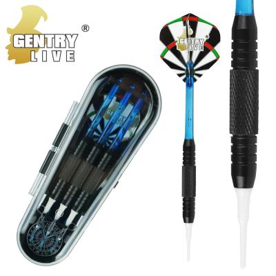 China Gentry Live 16g Darts Set With Mail Box Brass 2ba Soft Tip Darts for sale