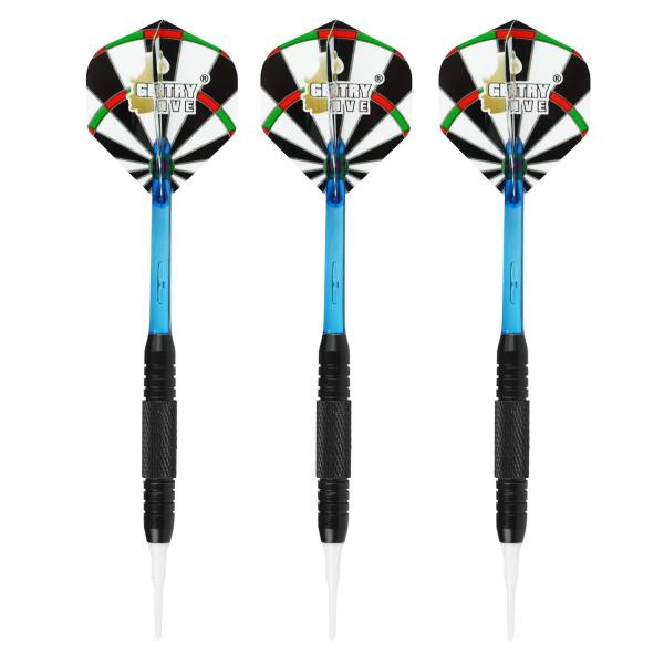 Quality Gentry Live 16g Darts Set With Mail Box Brass 2ba Soft Tip Darts for sale