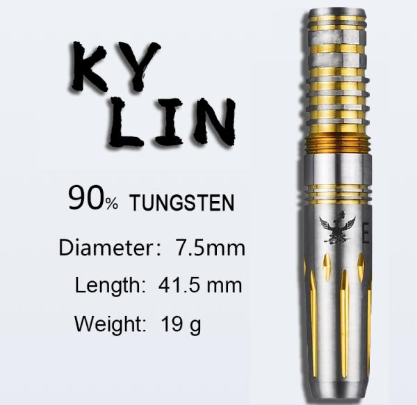 Quality Emyth Darts 2BA 90% Tungsten Darts Set 19G KYLIN for sale