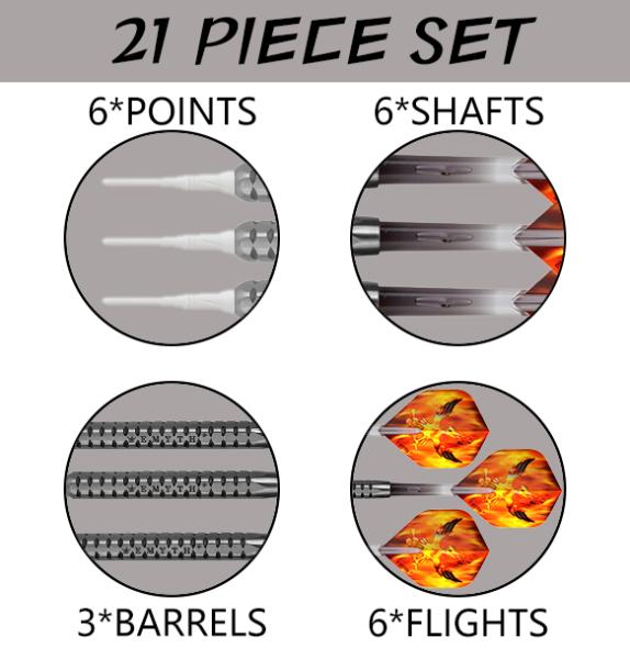 Quality Emyth Darts Soft Tip Darts Barrel 90% Tungsten Darts Set 21g 23g BIAN for sale
