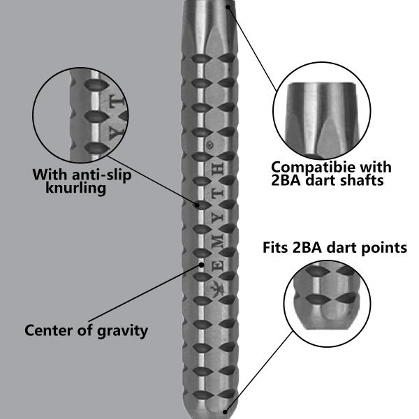 Quality Emyth Darts Soft Tip Darts Barrel 90% Tungsten Darts Set 21g 23g BIAN for sale
