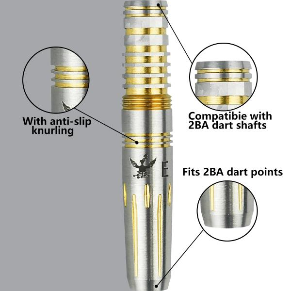 Quality Emyth Darts 2BA 90% Tungsten Darts Set 19G KYLIN for sale